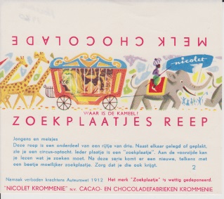 Dutch chocolate wrappers