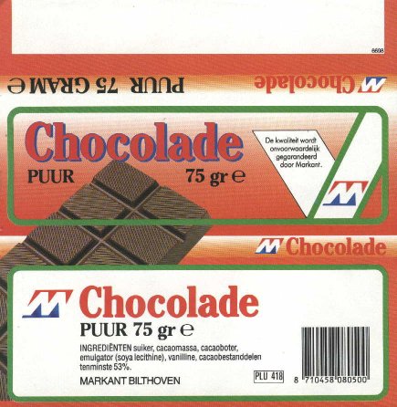 Dutch chocolate wrappers