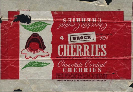 American chocolate wrappers